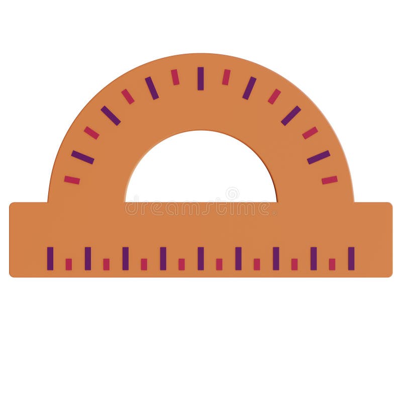 3d Ruler Icon stock illustration. Illustration of line - 266077251