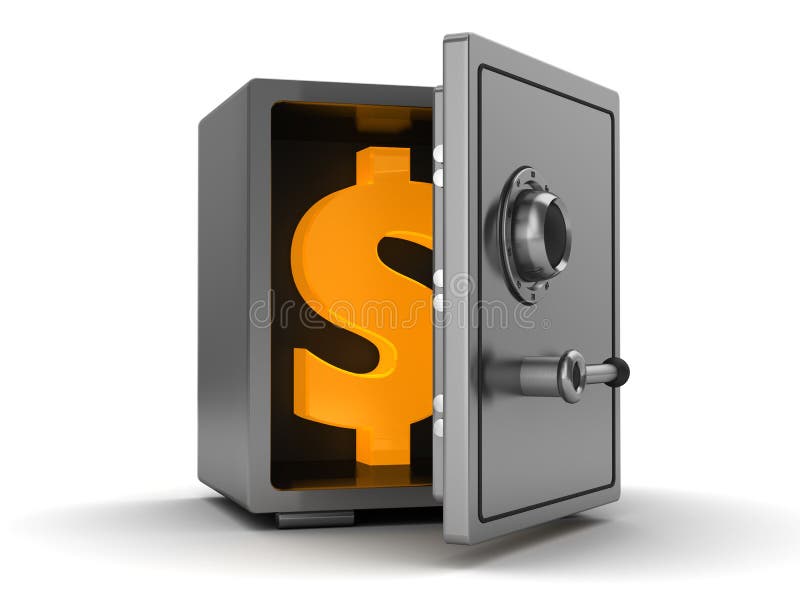3d safe stock illustration. Illustration of money, safe - 77919052