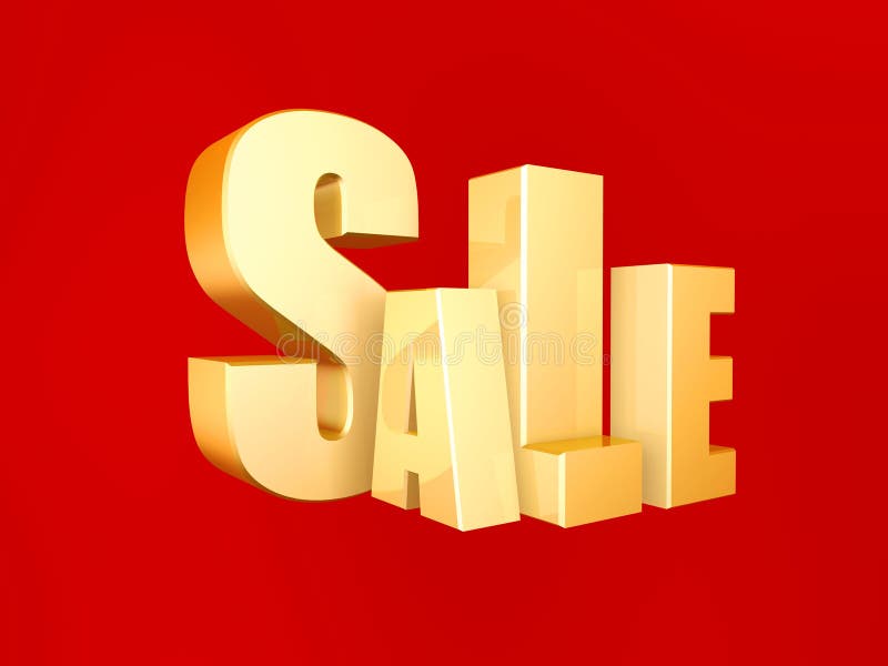 Silver Sale and Percentage Symbol on Red Background Stock Illustration ...