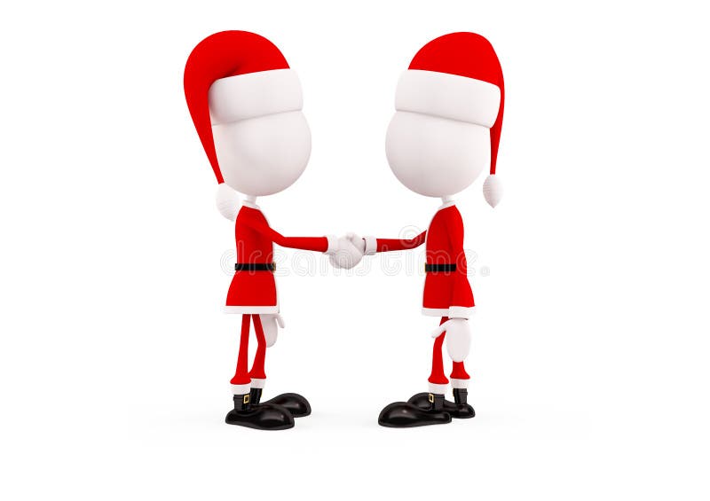 3d Santa for christmas stock illustration. Illustration of celebration ...