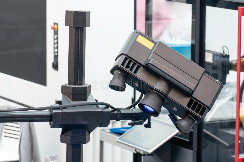 3D Scanner for Reverse Engineering Stock Photo - Image of industry ...