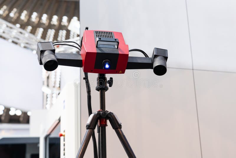 3D Scanner for Reverse Engineering Stock Image - Image of instrument, scientist: 347981203