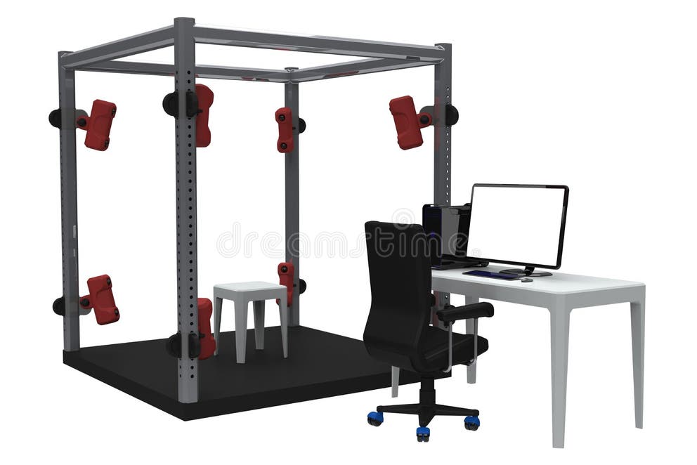 3d scanning station stock illustration. Illustration of station - 31274124