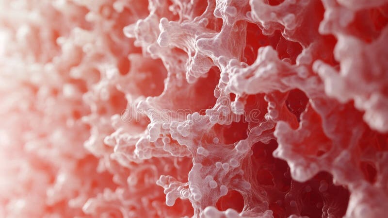 3D Scientific Model of Endothelial Cells in Formation Process Stock ...