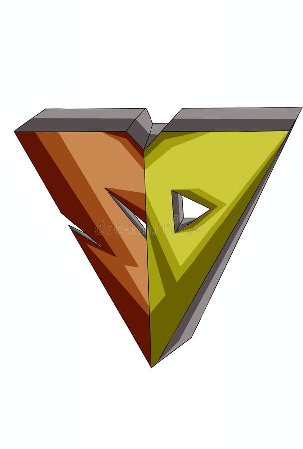 3d sd logo design drawing stock illustration. Illustration of drawings ...