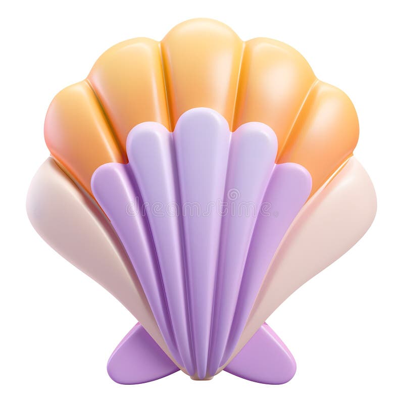 A 3D Sea Shell Icon is a Digital Representation of a Sea Shell . Stock ...