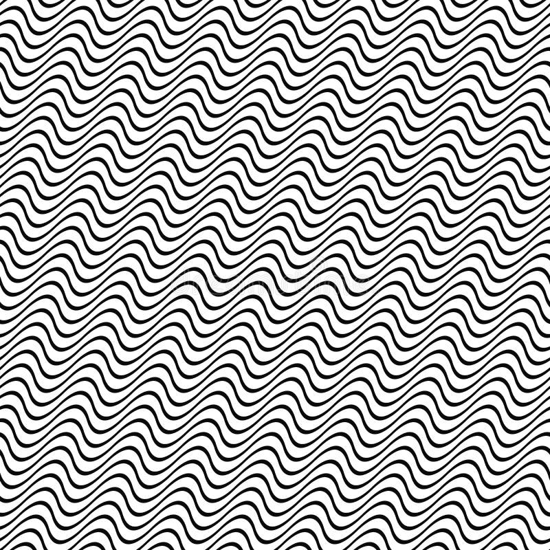 3D Seamless Black and White Wave Pattern Stock Vector - Illustration of ... 3D Seamless Black and White Wave Pattern Stock Vector - Illustration of ...
