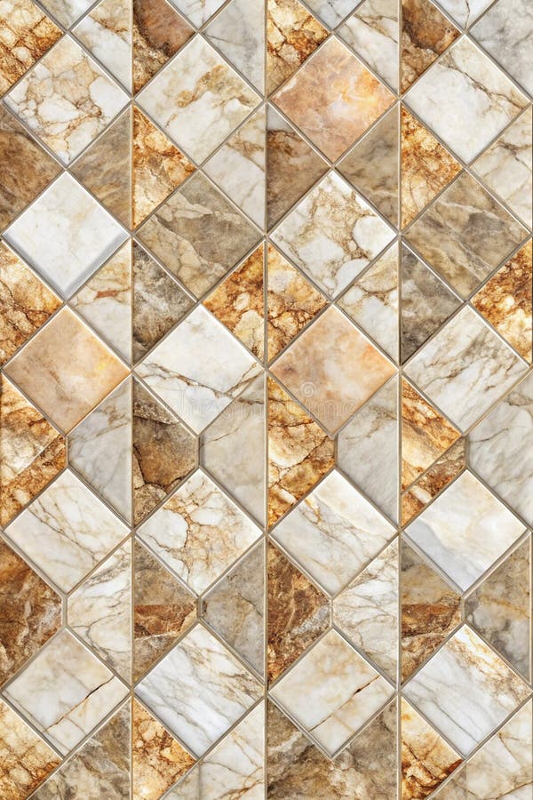 3D Seamless Ceramic Wall Tiles Design Stock Illustration - Illustration of decor, granite: 365960288