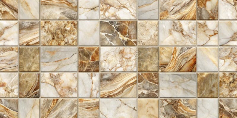 3D Seamless Ceramic Wall Tiles Design Stock Illustration - Illustration of surfaces, luxury ...