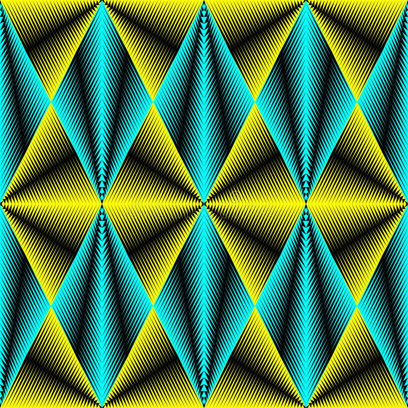 Geometric Volume Texture. Monochrome Print Design Stock Vector ...