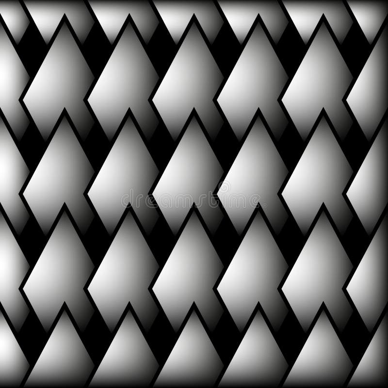 3D Seamless Pattern. Three-dimensional Composition of Abstract Elements ...