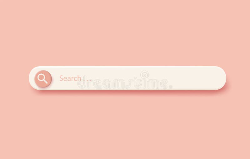 3D search bar. stock vector. Illustration of menu, interface - 236884488 3D search bar. stock vector. Illustration of menu, interface - 236884488