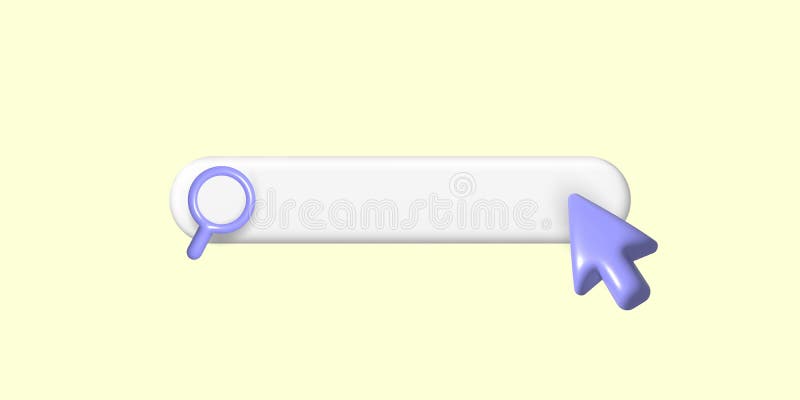 Search Bar, Navigation Template for Website Stock Vector - Illustration ...