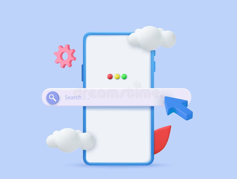 Popping Up Mobile Screen Stock Illustrations – 14 Popping Up Mobile ...