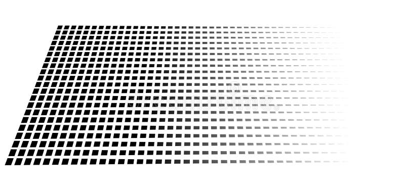 3d Segmented, Dashed Lines Geometric Pattern. Vanish, Diminish Lines In ...