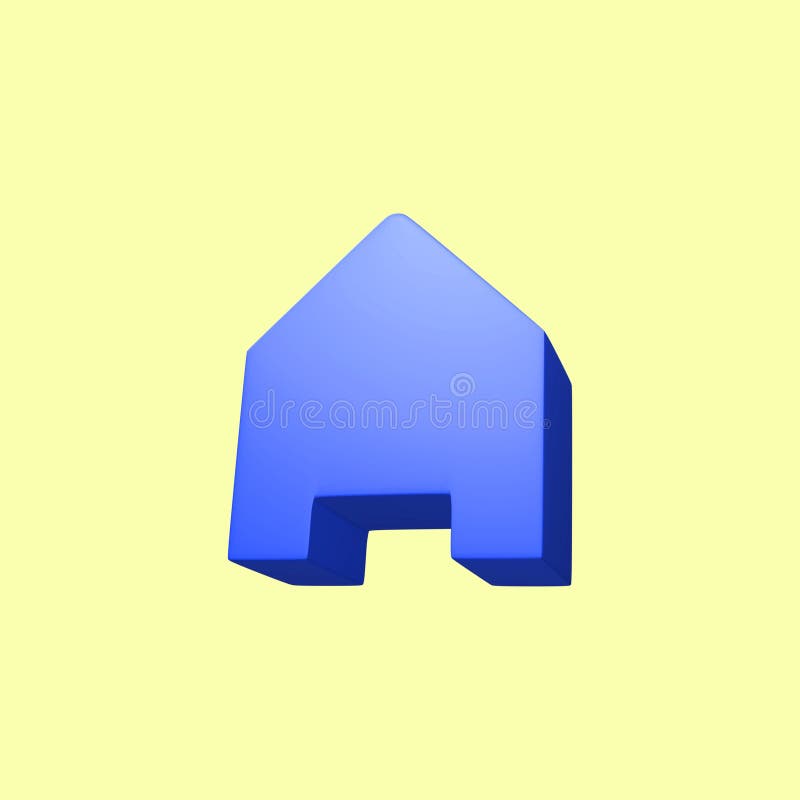 3d Shape Illustration Icon User Interface Stock Illustration ...