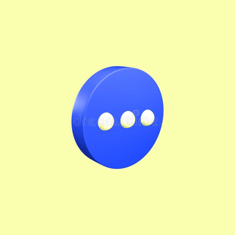 3d Shape Illustration Icon User Interface Stock Illustration ...