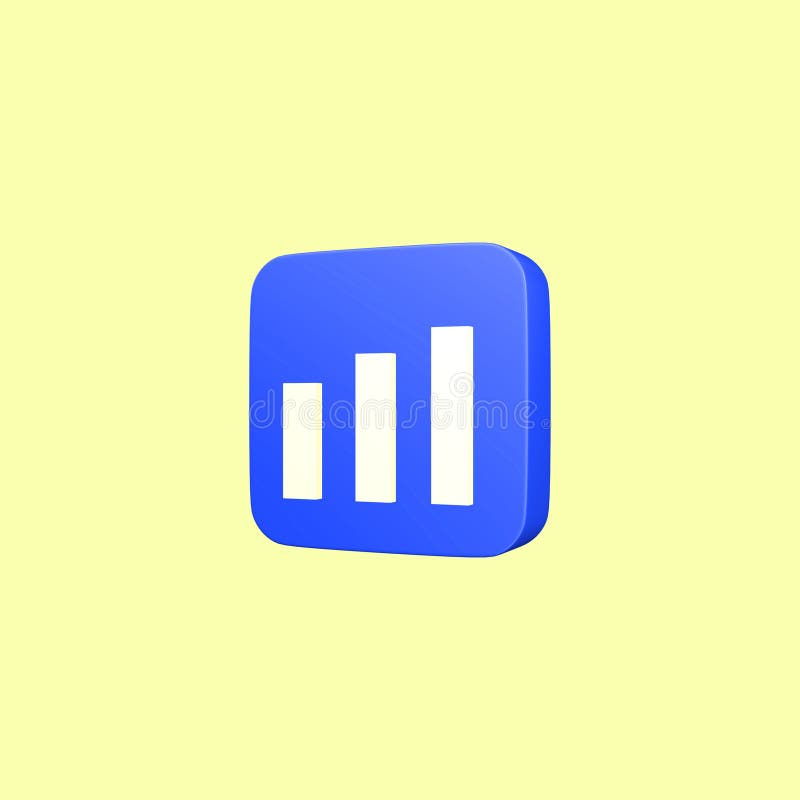3d Shape Illustration Icon User Interface Stock Illustration