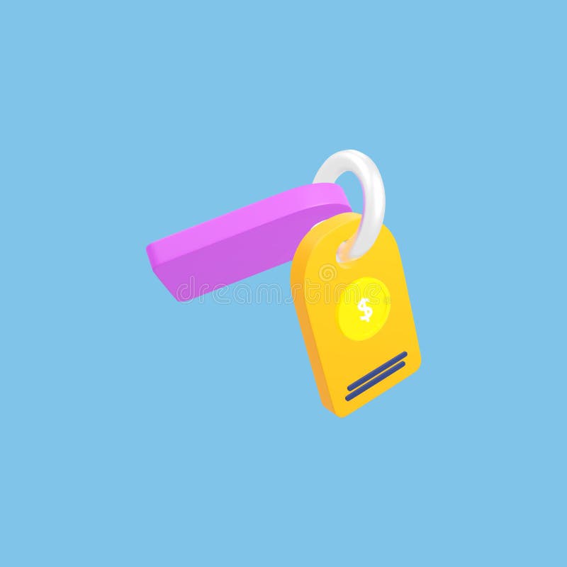 3d Shape Illustration of Price Tag Stock Illustration - Illustration of ...