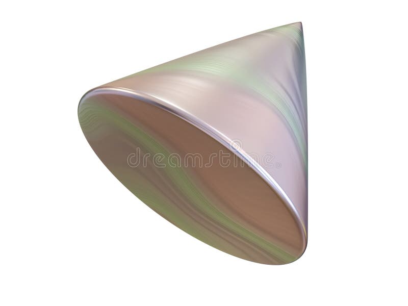 3d Shape, Rainbow Geometric Figure. 3d Render. Stock Illustration ...