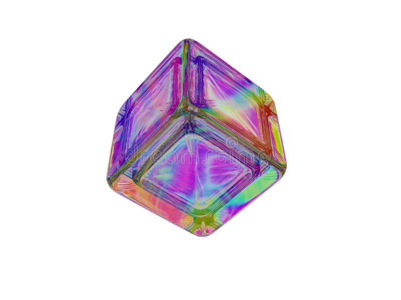 3d Shape, Rainbow Geometric Figure. 3d Render. Stock Illustration ... 3d Shape, Rainbow Geometric Figure. 3d Render. Stock Illustration ...