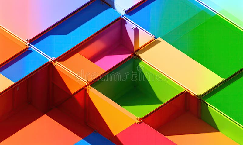 3D Shapes, Cubes, Squares, Rectangles Generated by Artificial ...