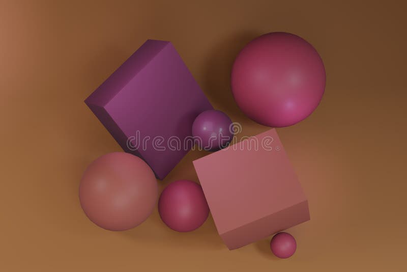 Solid Color Geometric Shapes Stock Illustrations – 873 Solid Color ...