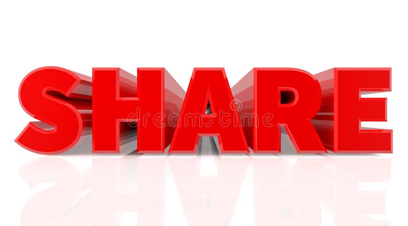 Share Word With Arrow In Hand Stock Vector - Illustration of computer ...