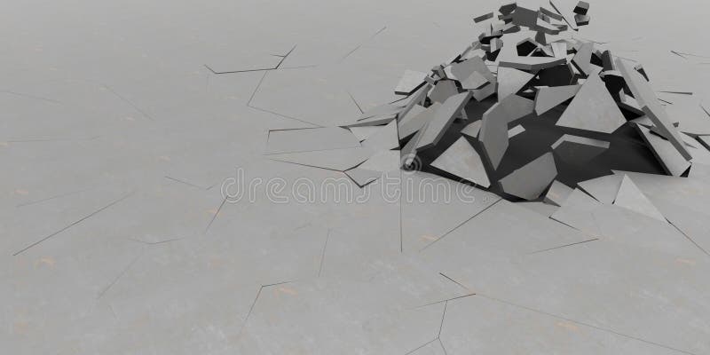 3D Shatter Abstract Wallpaper Background Stock Illustration ...