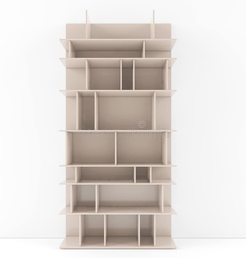 3D shelves square stock illustration. Illustration of business - 47612656