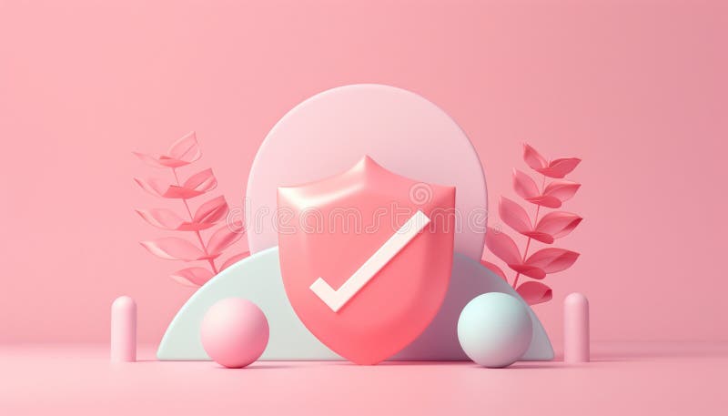3d Shield Check Mark Icon: a Symbol of Security and Protection in the ...