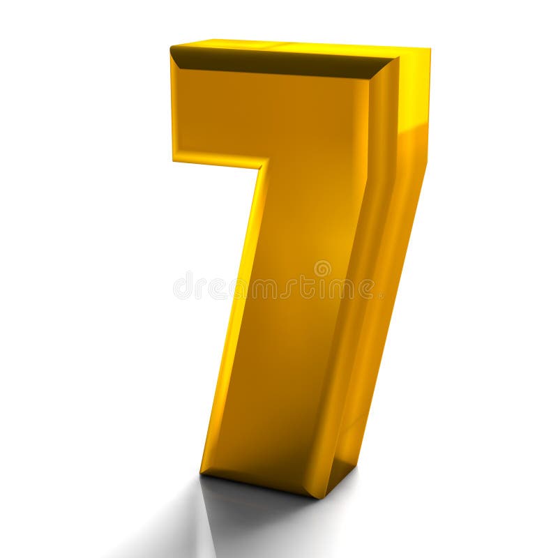 3d Shiny Golden Number 9 Nine Collection, High Quality 3d Render Isolated on White Stock ...