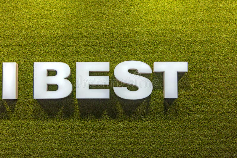 Best Sign Grass Wall stock image. Image of serbia, sign - 287414651