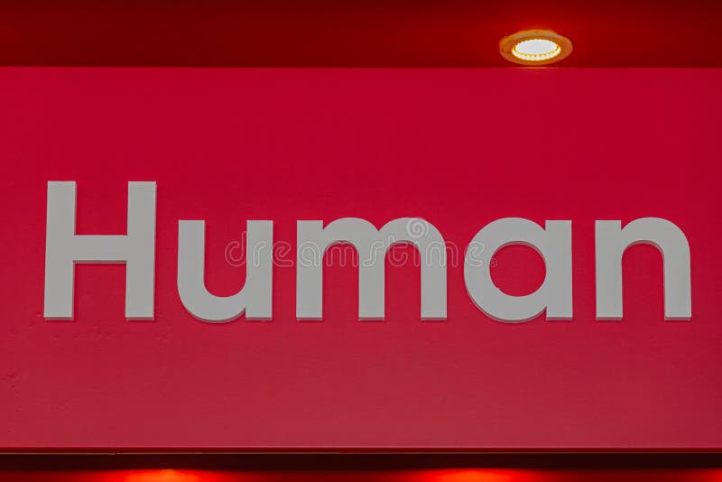 3d Sign Human stock image. Image of mankind, white, idea - 264631915