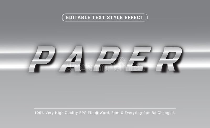 Editable Silver Text Effect Stock Illustrations – 918 Editable Silver ...