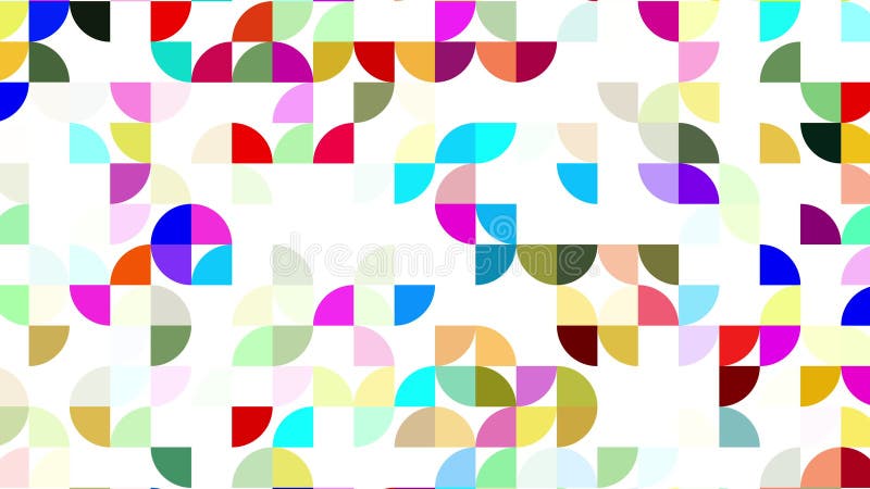 2D Simple Animation of Quarter Circle Pattern with Fractal Field ...