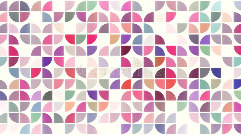 2D Simple Animation of Quarter Circle Pattern with Opacity and Rotation ...