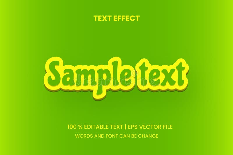 3d Simple Text Effect Stock Illustrations – 1,714 3d Simple Text Effect ...