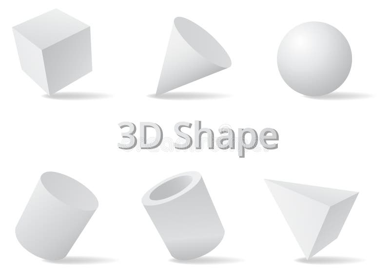 3D Simple shape stock vector. Illustration of style - 137089994