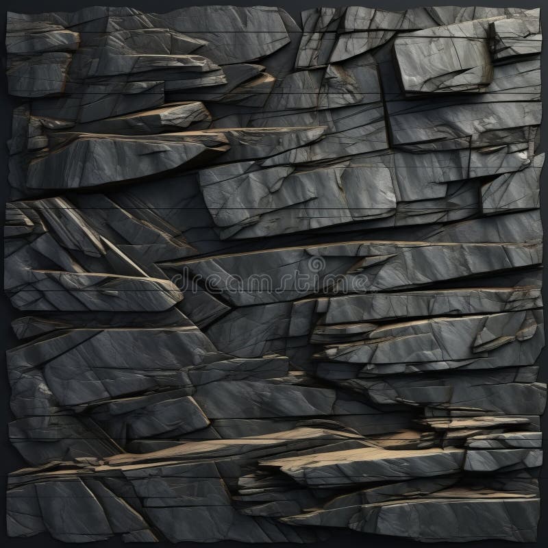 3d Slate: Stone Wall Material for Dark Expressionism and Creative ...