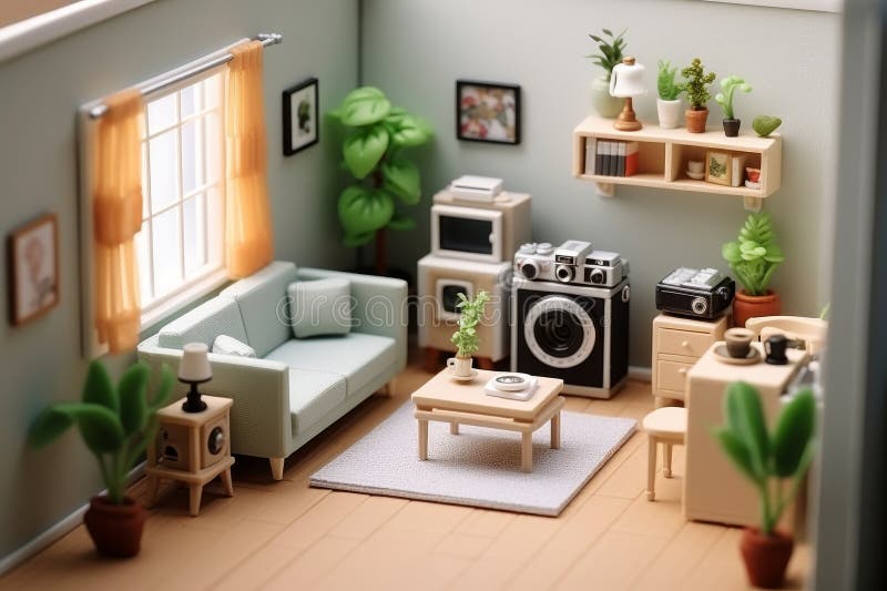 3d Small House Model on Detailed Architectural Floor Plan for Real ...