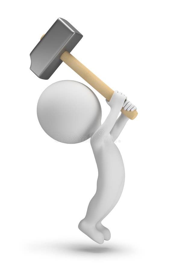 Man Hammering Stock Illustrations – 303 Man Hammering Stock ...
