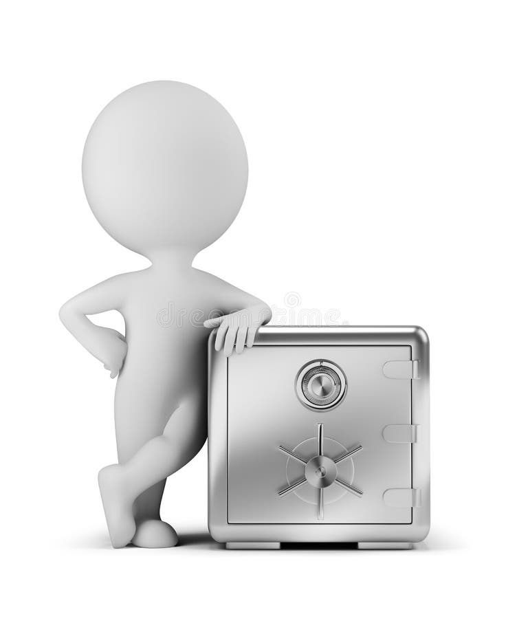 3d Small People Security Guard Stock Illustrations – 63 3d Small People ...