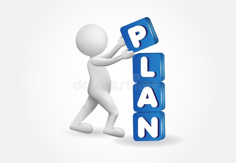 3d Man Plan Cubes Stock Illustrations – 71 3d Man Plan Cubes Stock ...