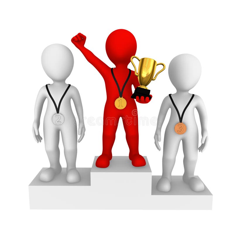 3d Small People Win Stock Illustrations – 460 3d Small People Win Stock ...