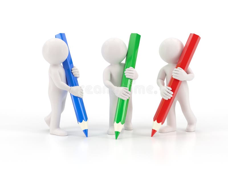 3d Small People Survey Stock Illustrations – 44 3d Small People Survey ...