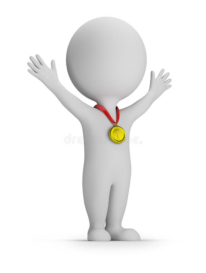 3d small people - win stock illustration. Illustration of background ...