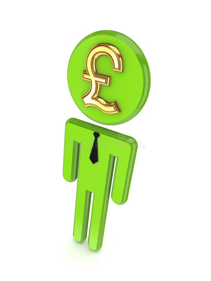 3d Small Person Pound Sterling Sign Stock Illustrations – 22 3d Small ...