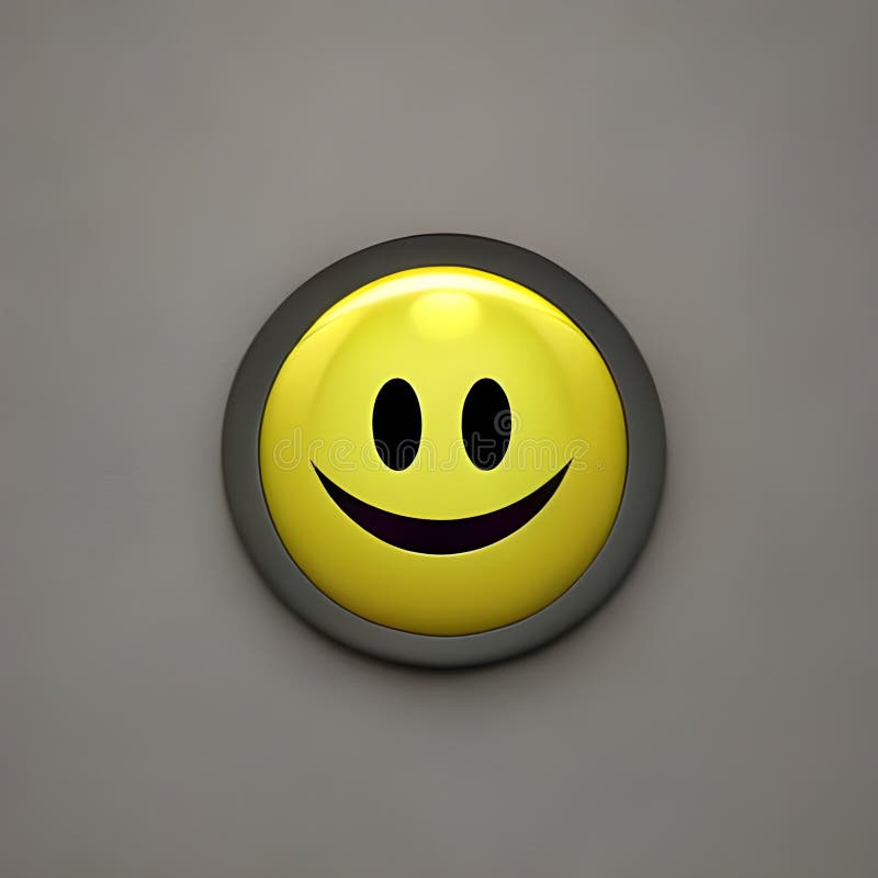 3D Smiley face stock illustration. Illustration of yellow - 291774716