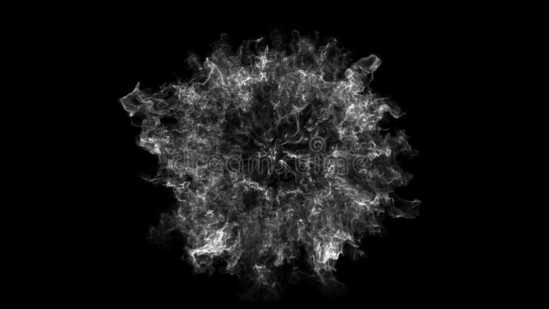 3D Smoke Explosion Shockwave Effect and Divergent Wave Isolated on ...